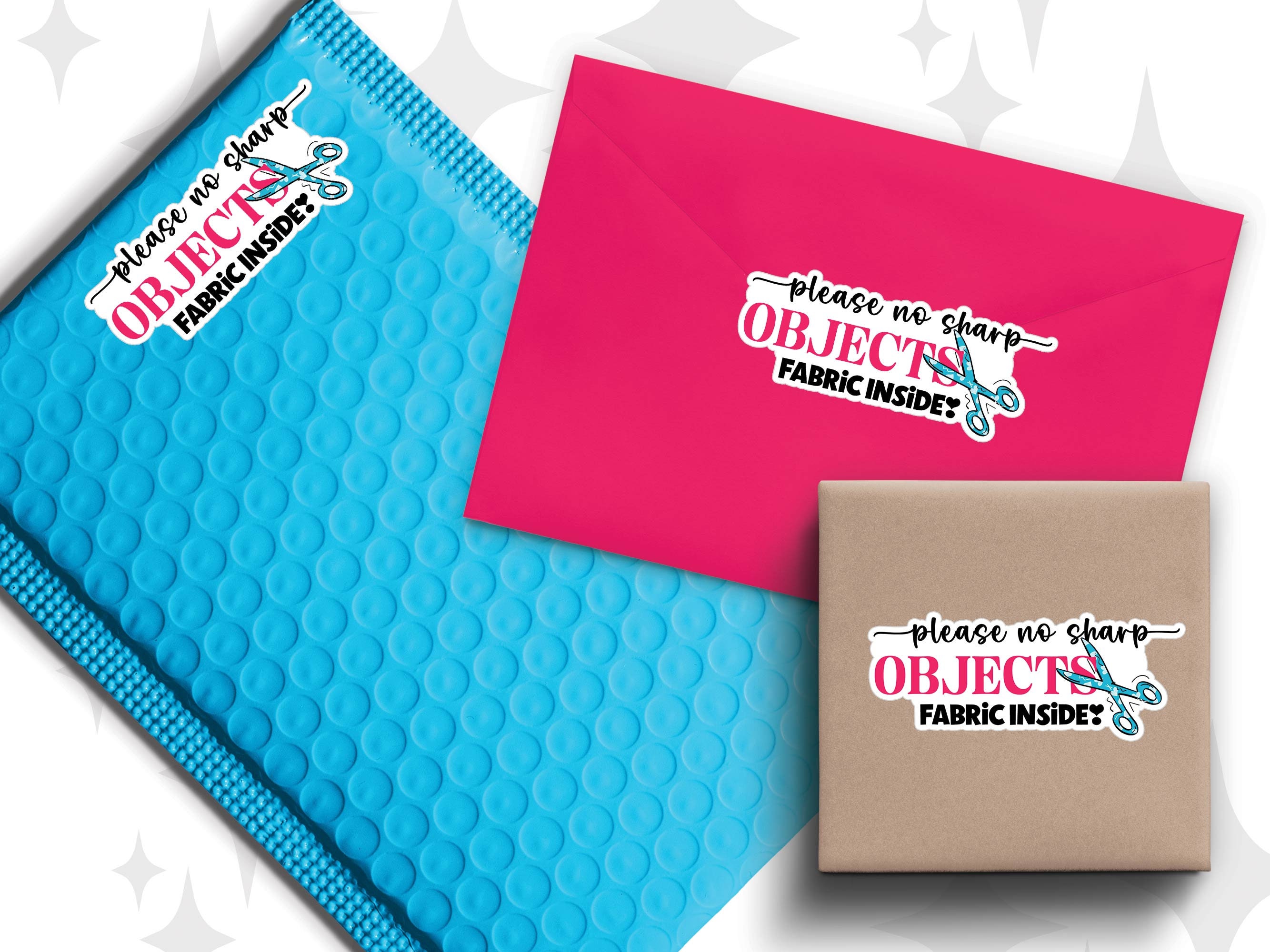 Shipping Stickers for Your Packaging : Please No Sharp Objects - Etsy