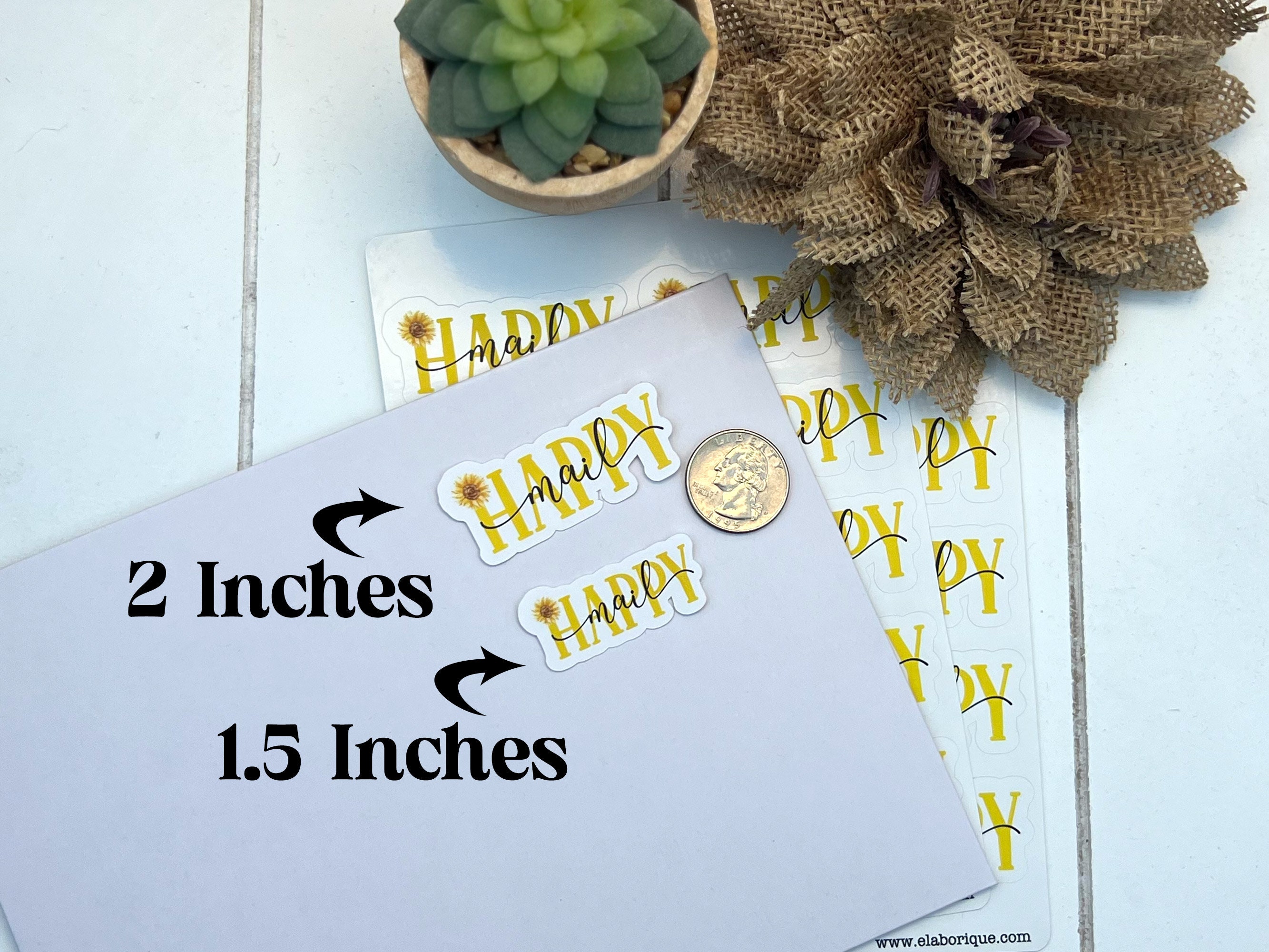 Shipping Stickers for Your Packaging : Happy Mail Sticker - Etsy