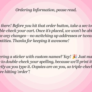 Sent With Love Sticker Cute Colorful Lettering Packaging Stickers for ...