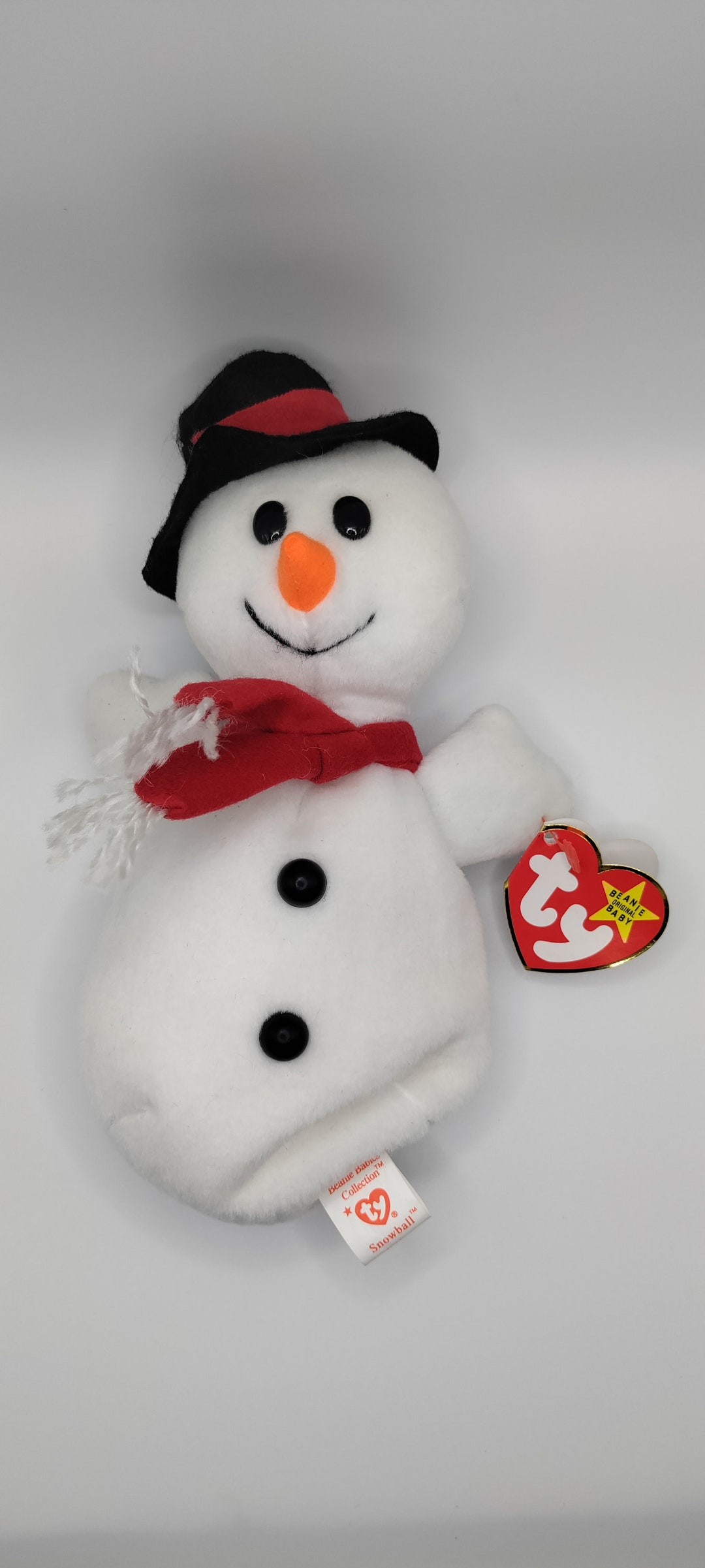 Ty Beanie Baby Snowball Original Retired RARE Mint 1996 PVC - Etsy