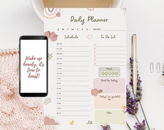 Daily to Do Planner, Instant Download, Printable Planner - Etsy