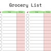 Printable Grocery Budgeting List, Digital Download - Etsy