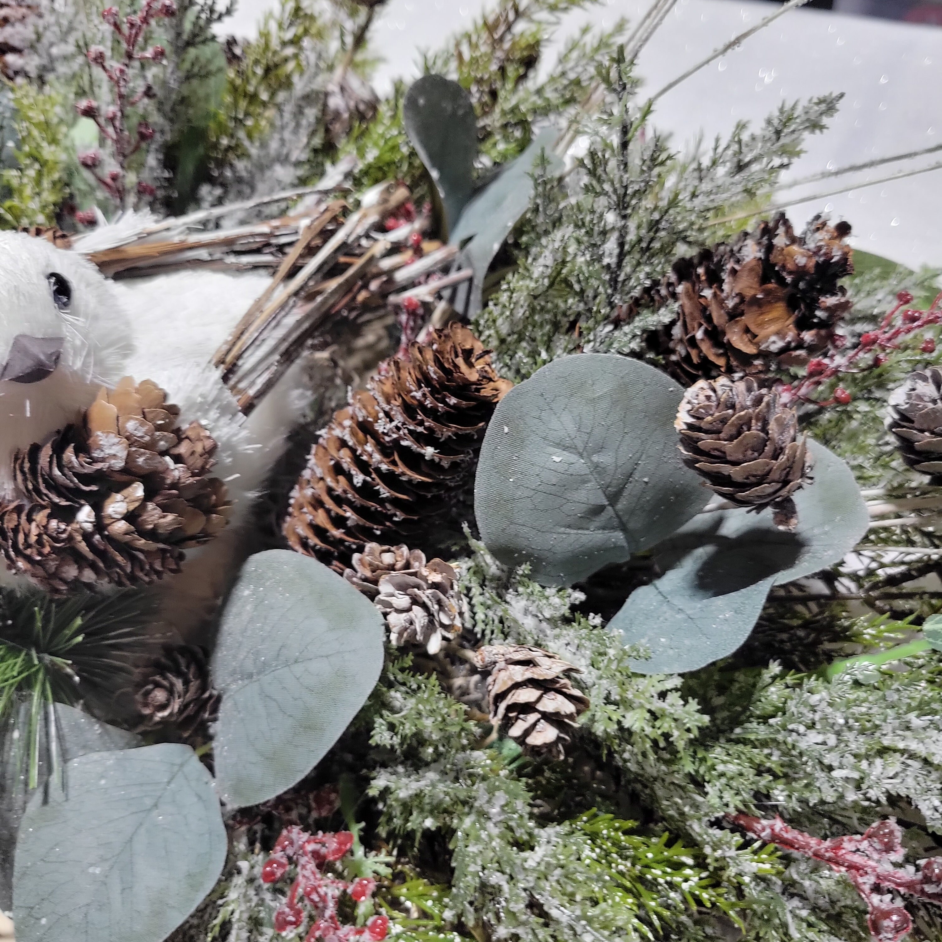 Winter Centerpiece.woodland Centerpiece, Rustic Centerpiece, Christmas ...