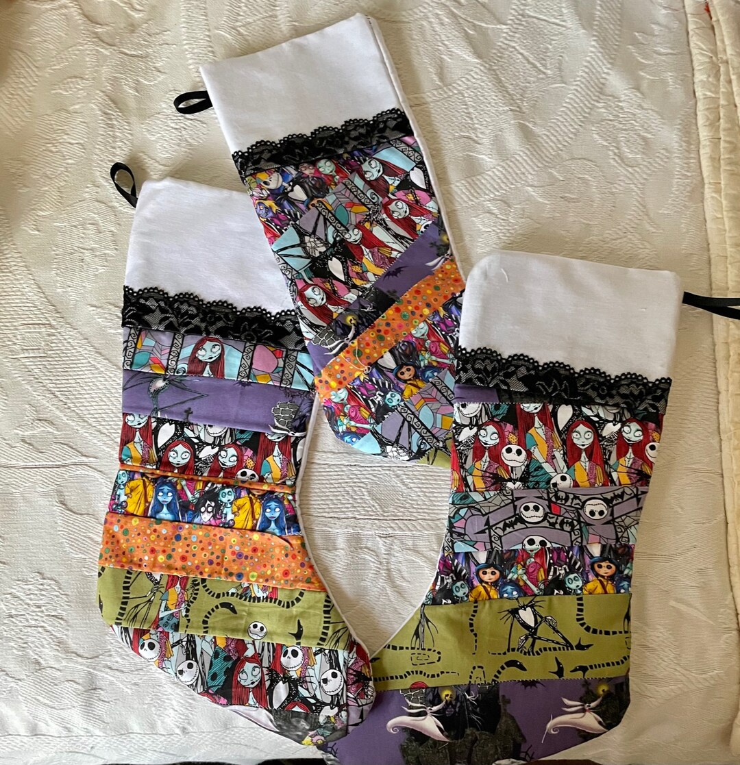 Nightmare Before Christmas Stocking, Jack Skellington Christmas ...