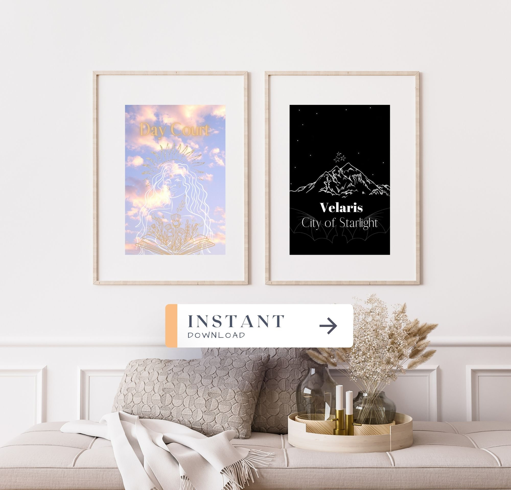 Day Court ACOTAR Print ACOTAR Printable Art, Digital Download, Bookish ...