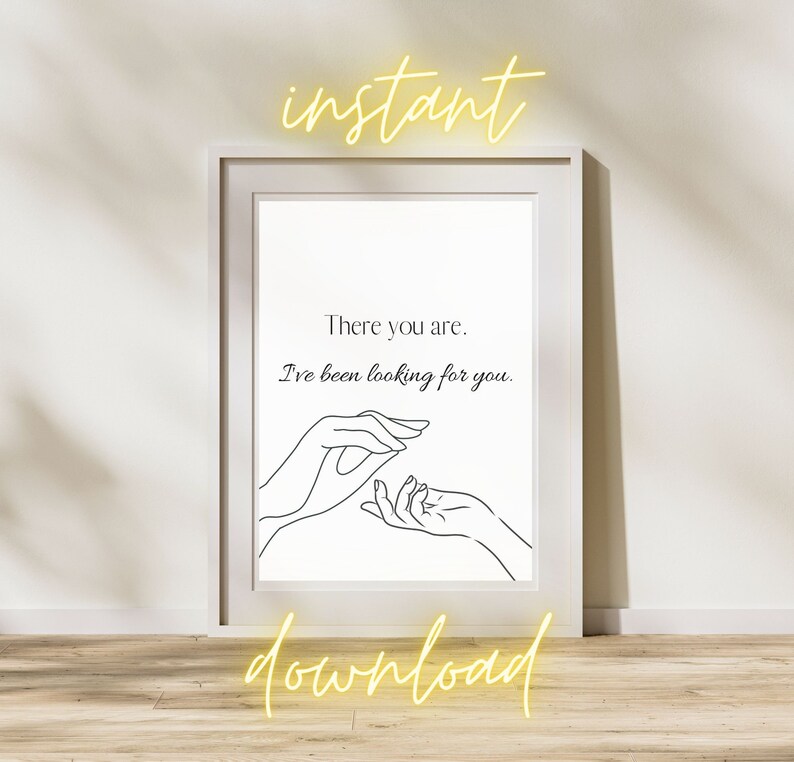 There You Are ACOTAR Print | ACOTAR Printable Art, Digital Download ...