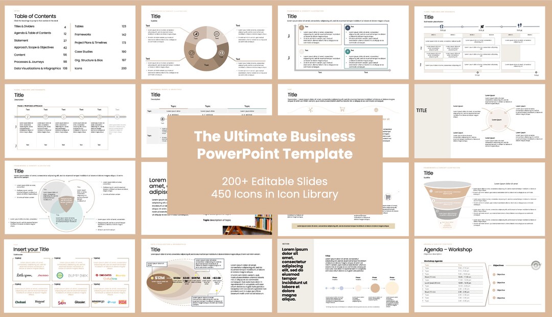 Business Powerpoint Presentation Template Bundle, Course Creator ...