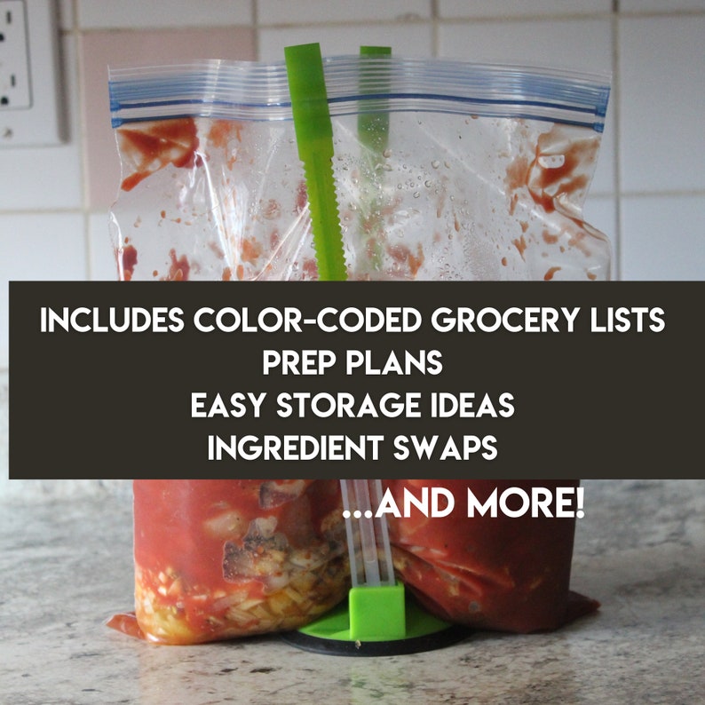 FIVE Recipe Make Ahead Meal Plan | Meal Prep | Freezer Meals | Easy ...