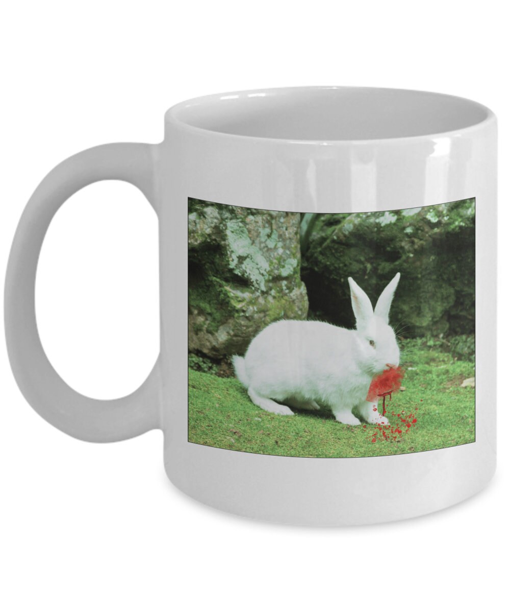 Mug Harmless Bunny/killer Rabbit - Etsy