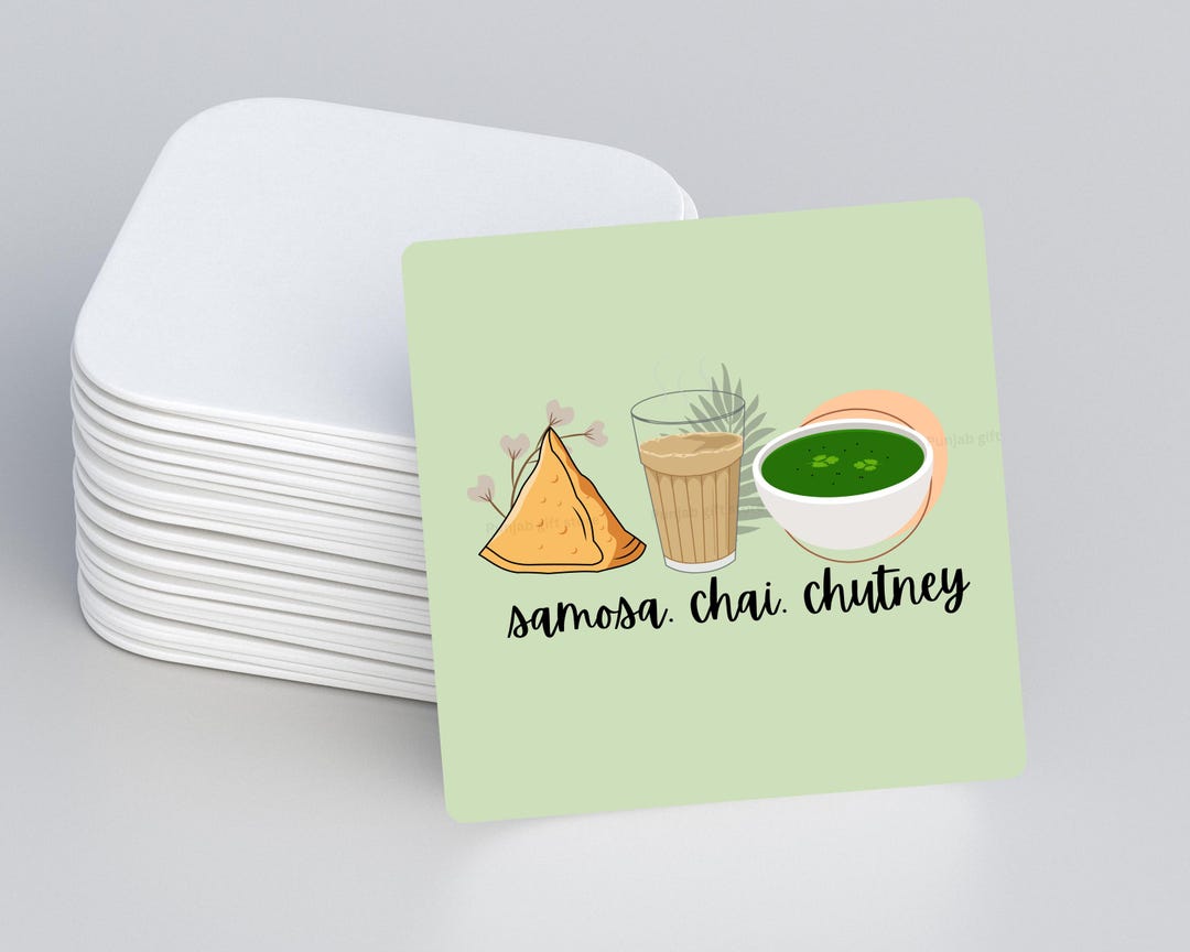 Samosa Chai Chutney Digital Download Funny Indian Mug Design Desi Food ...