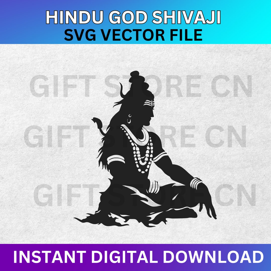 Shivji Svg, Lord Shivji SVG File, Shiva Svg, Bholenath SVG File for ...