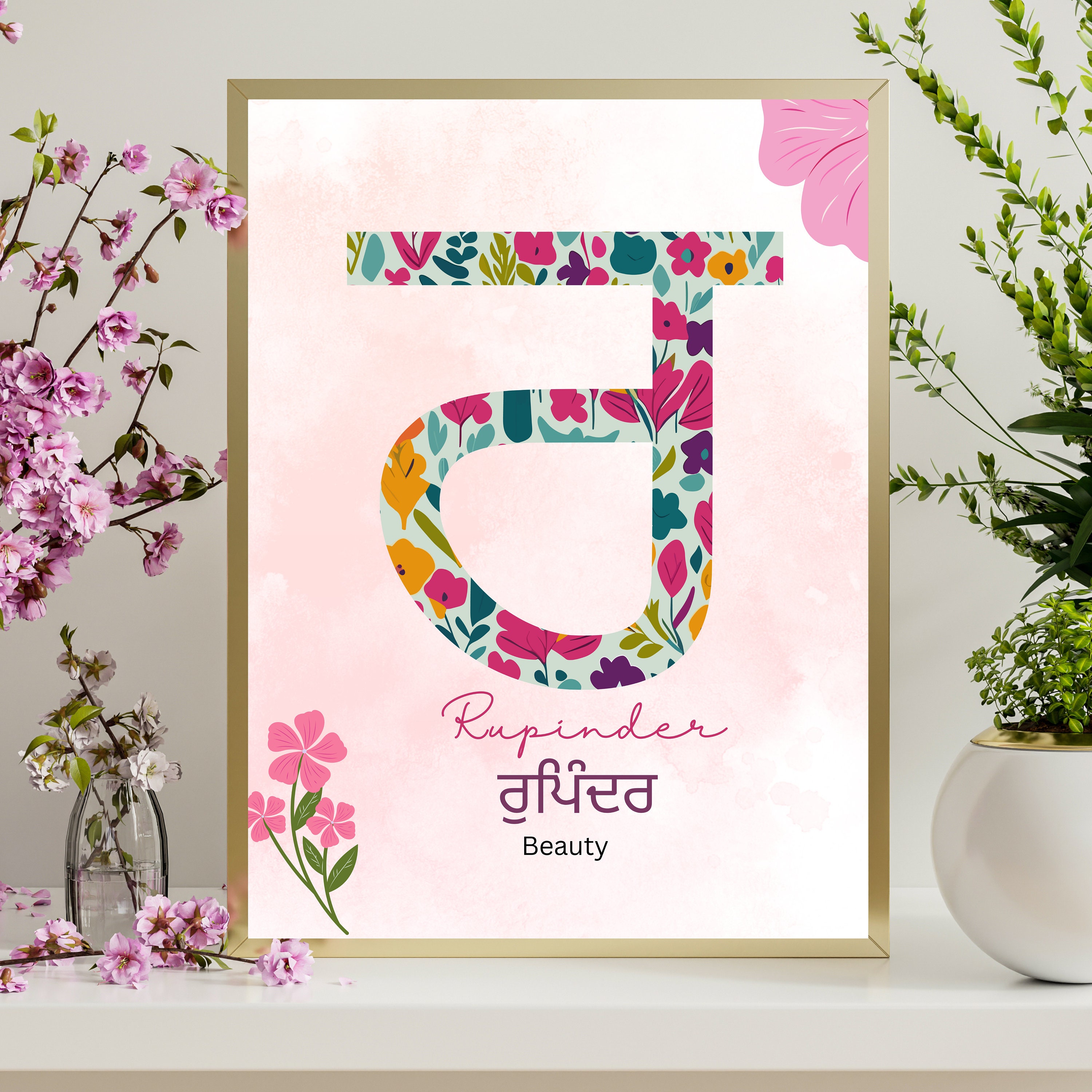 Sikh Nursery Wall Art, Sikh Name Wall Art, Sikh Nursery Wall Decor ...