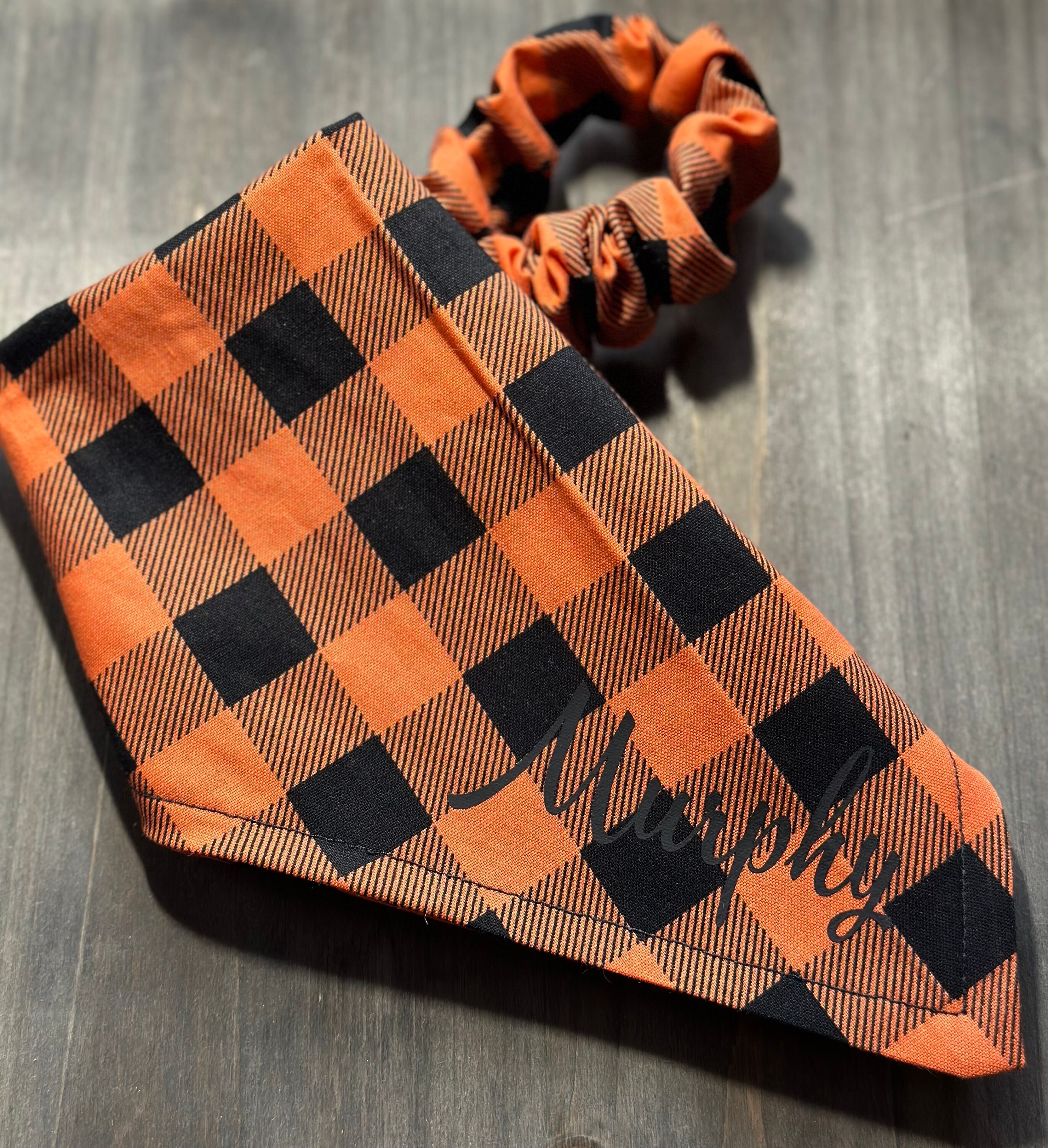 Custom Scrunchie Dog Bandana - Etsy