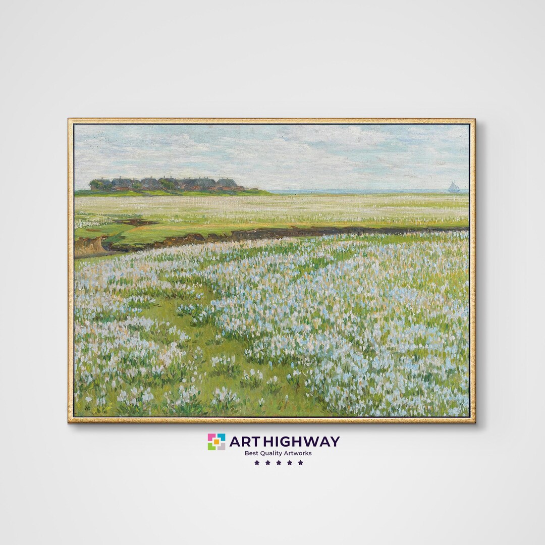 Jacob Alberts Vast Summer Landscape (digital Download) | Vintage ...
