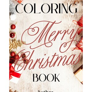 Christmas Coloring Book-template Designs-digital Art-printable - Etsy