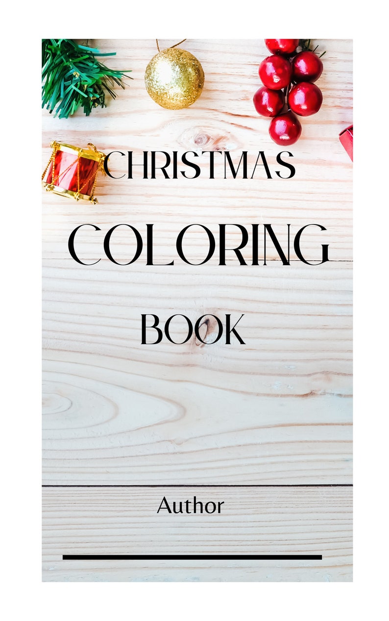Christmas Coloring Book-template Designs-digital Art-printable - Etsy