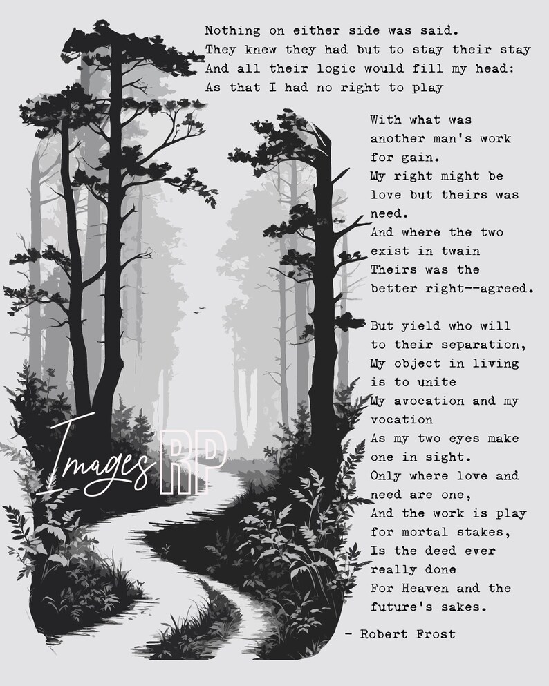 Robert Frost Poem With Artwork , Two Tramps in Mud Time, Exploring ...