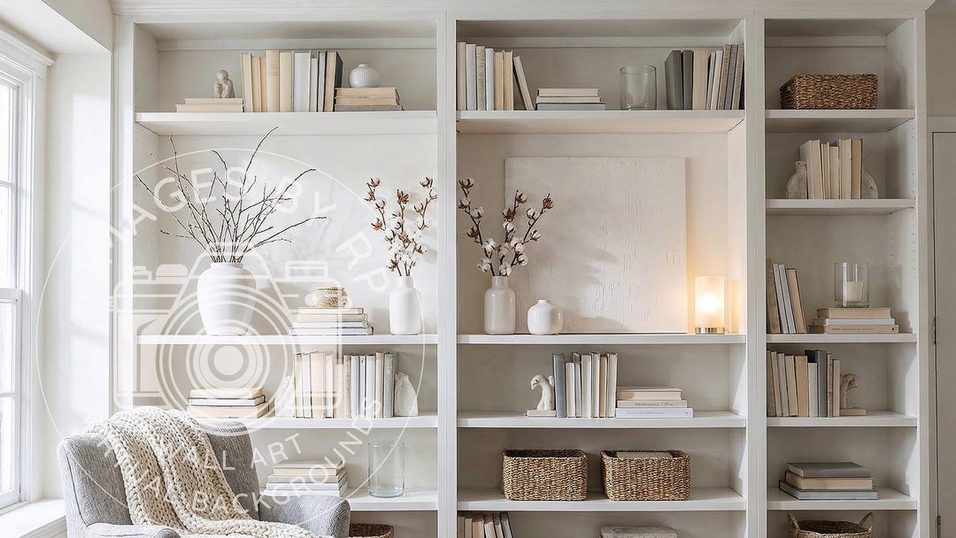 Minimalist Winter Home Office Background for Zoom and Teams Meetings ...