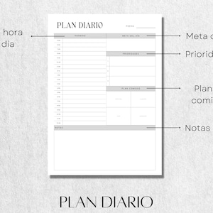 Spanish Undated Planner Bundle: Daily, Weekly, Monthly, Annual (digital ...