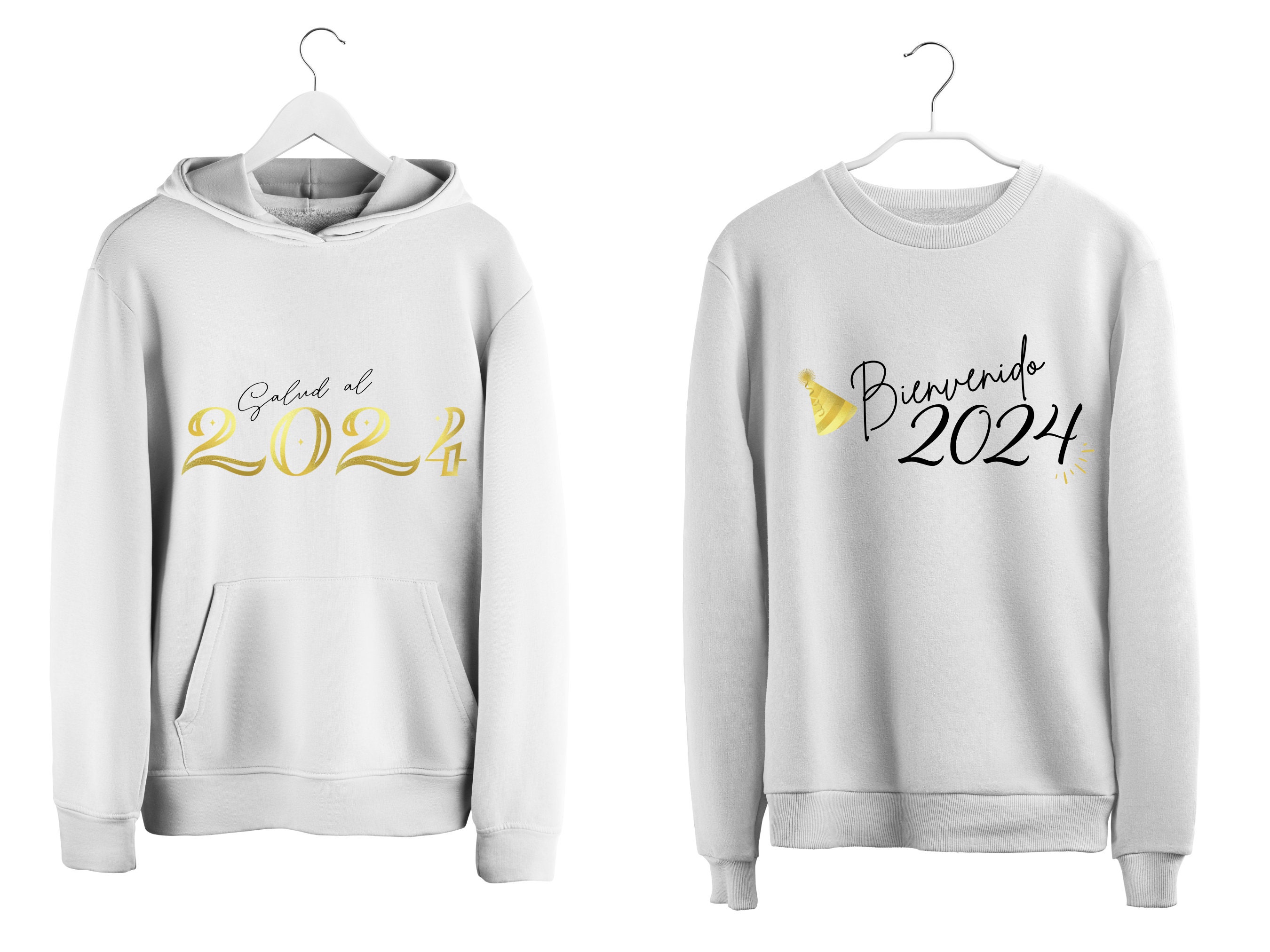 Feliz Año Nuevo 2024 SVG Bundle: Spanish New Year Designs (digital ...