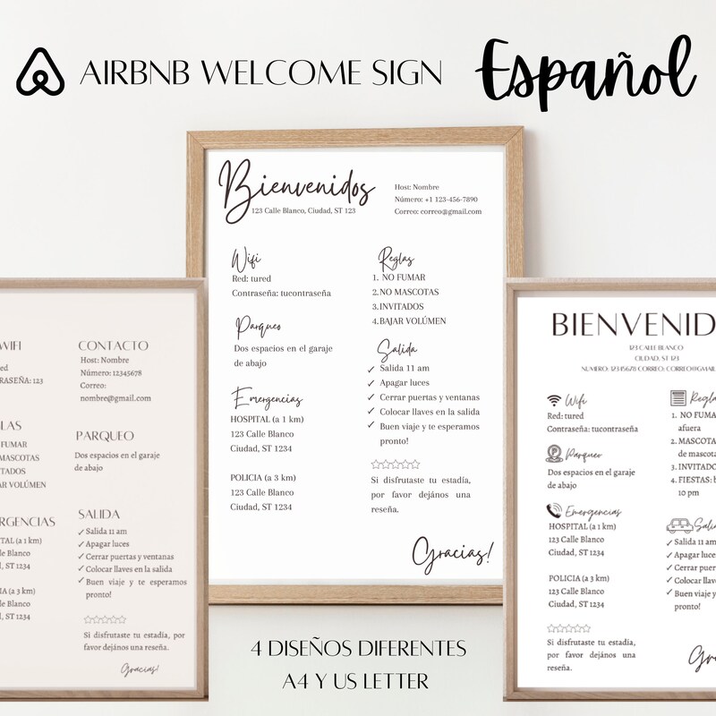 Spanish Welcome Sign - Etsy