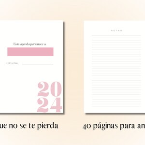 Spanish 2024 Planner: Printable Daily & Weekly Agenda (PDF) - Etsy