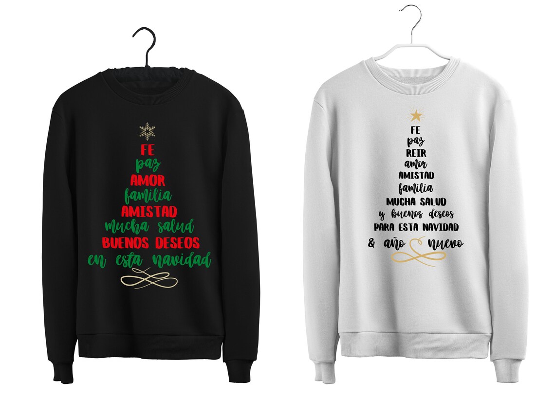 Spanish Christmas SVG Bundle: Feliz Navidad Phrases (digital Download ...