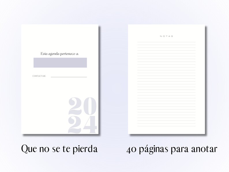 Agenda 2024 En Español, Planificador Diario, Printable Planner 2024 ...