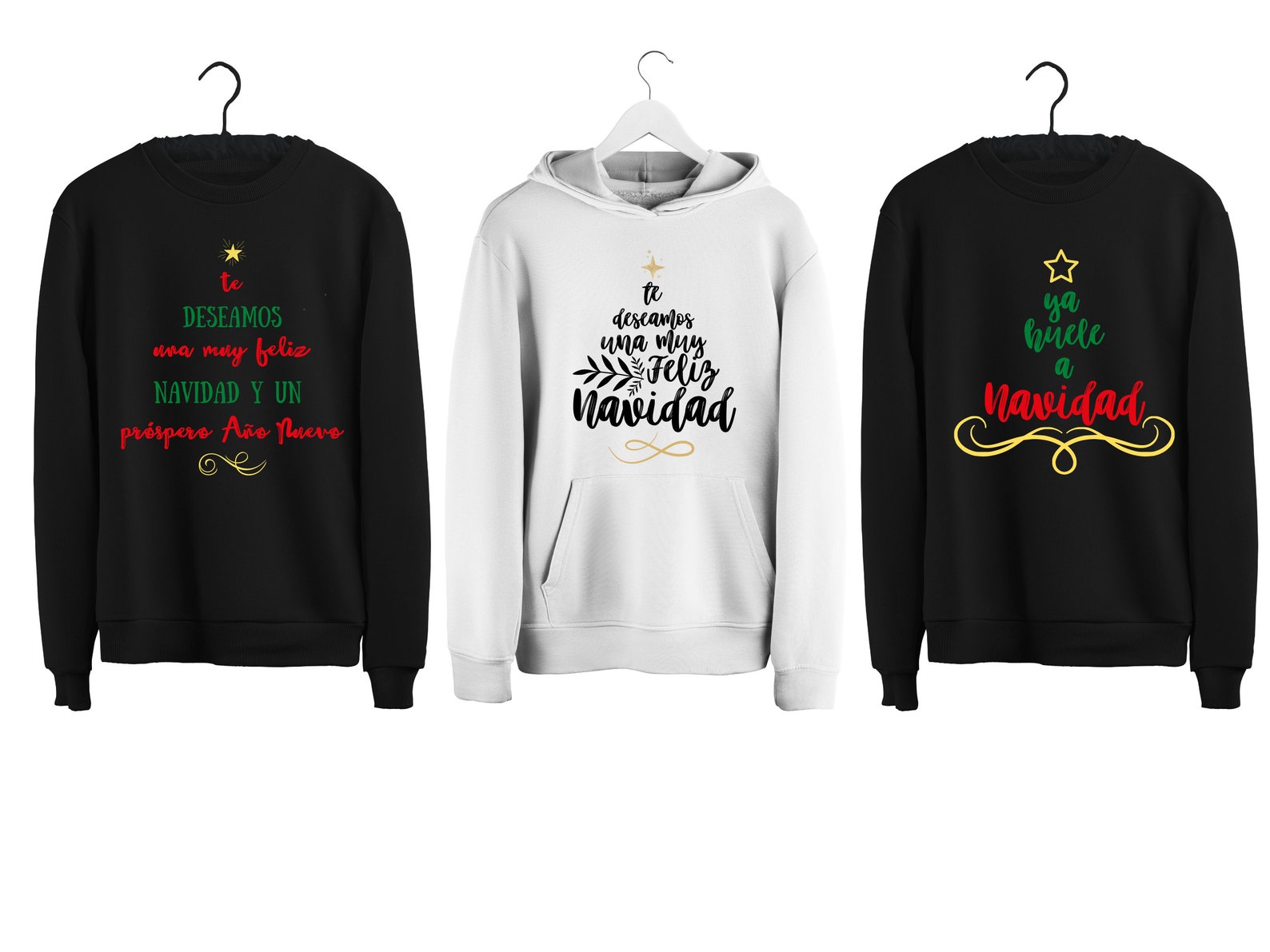 Spanish Christmas SVG Bundle: Feliz Navidad Phrases (digital Download ...