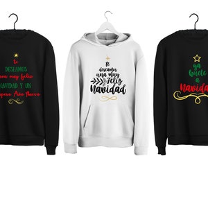 Spanish Christmas SVG Bundle: Feliz Navidad Phrases (digital Download ...