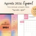 Spanish 2024 Planner: Printable Daily & Weekly Agenda (PDF) - Etsy