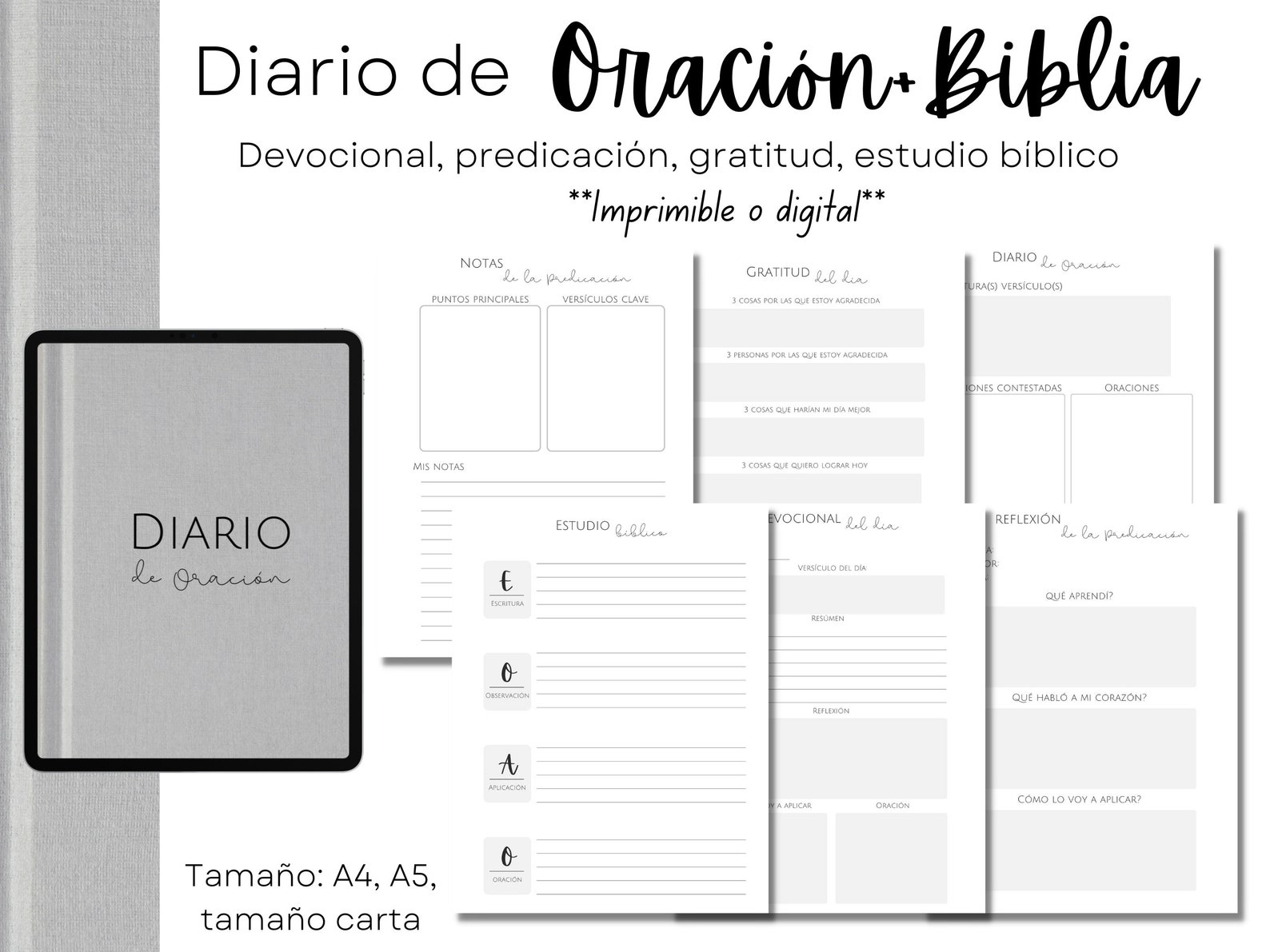 Daily Devotional Diario Biblia Imprimible Diario De - Etsy Daily Devotional Diario Biblia Imprimible Diario De - Etsy