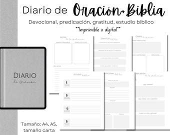 Diario Biblia Imprimible, Daily Devotional, Diario De Oracion, Bible ...