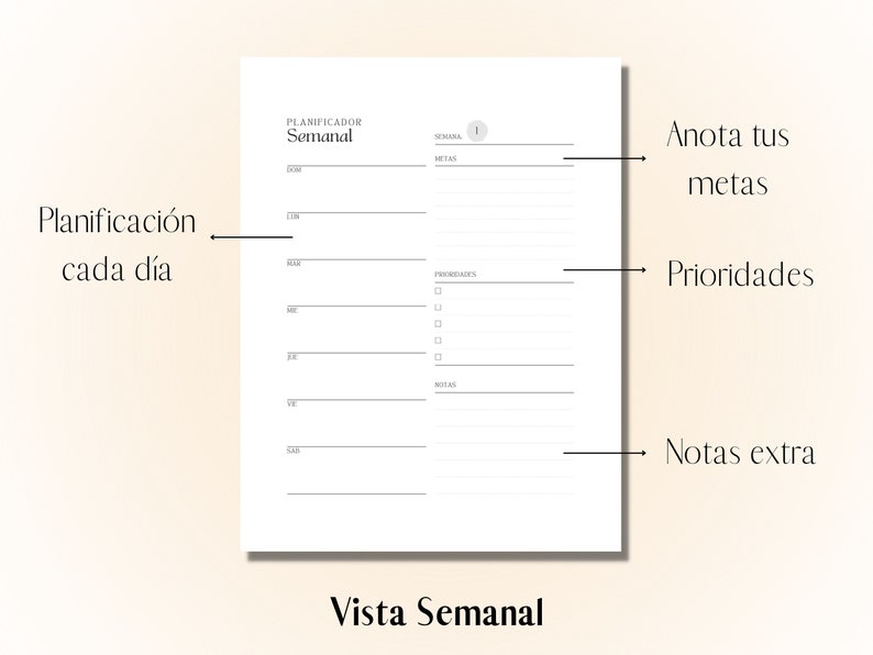 Spanish 2024 Planner: Printable Daily & Weekly Agenda (PDF) - Etsy