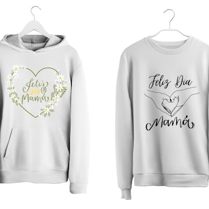Feliz Dia De La Madre SVG Bundle: Spanish Mother's Day Designs (digital ...