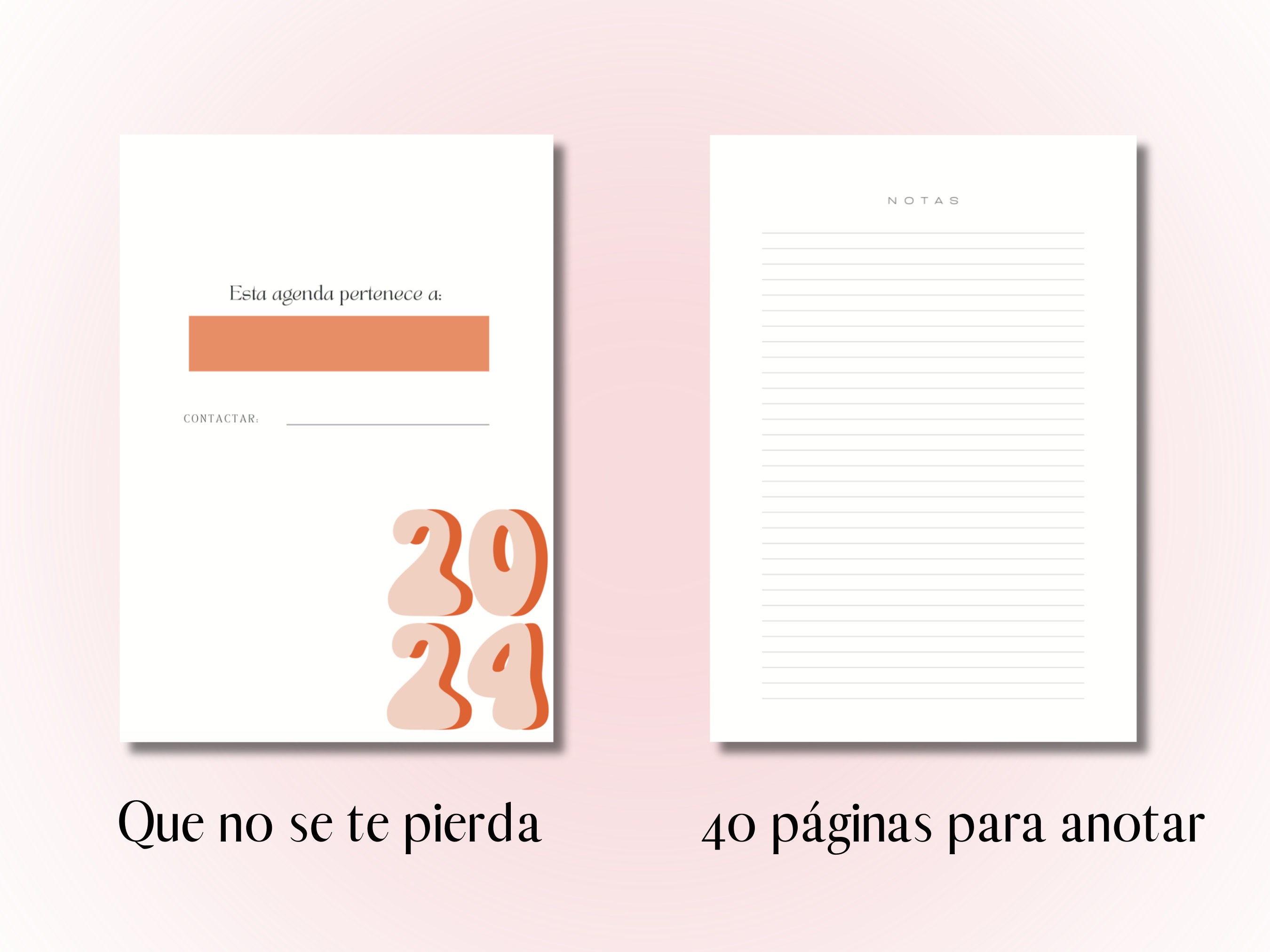 Spanish 2024 Printable Agenda: Daily & Weekly Planner (PDF) - Etsy