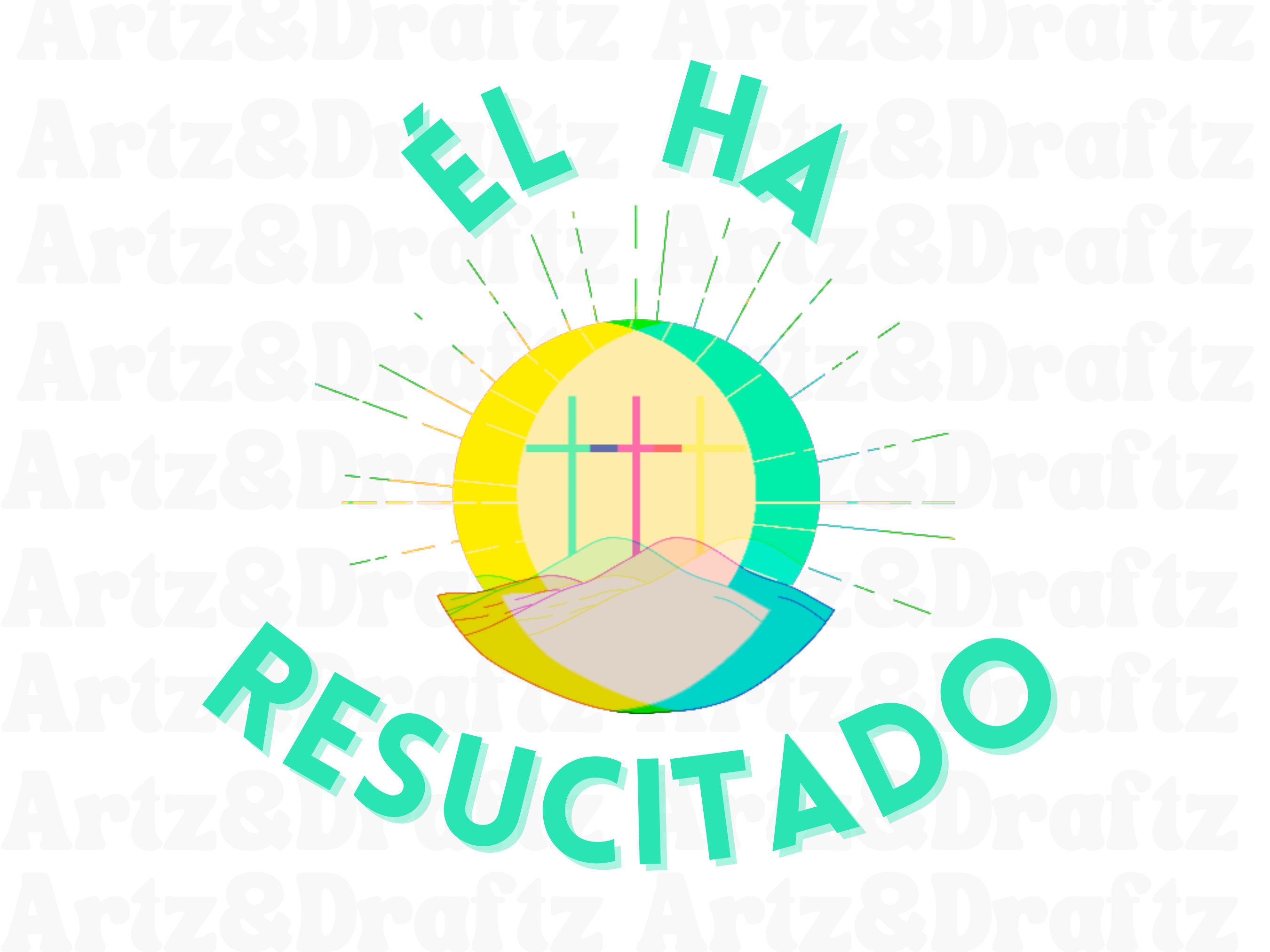 Él Ha Resucitado, He is Risen Svg, Christian Easter Svg, Resurrection ...