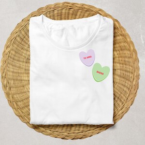 Spanish Conversation Hearts Svg, Candy Hearts Svg, Dia De Los ...