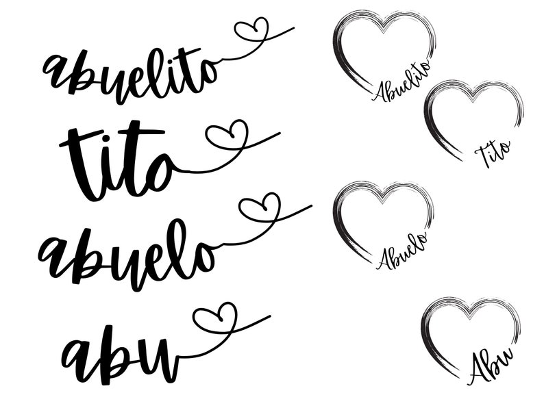 Abuelo Svg Bundle, Abuelo Heart Avg, Latin Grandpa Svg, Father's Day ...