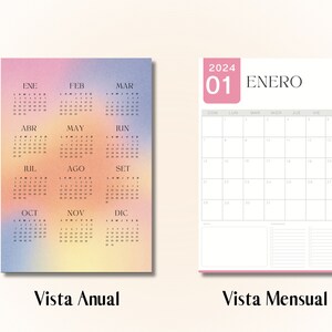 Spanish 2024 Planner: Printable Daily & Weekly Agenda (PDF) - Etsy
