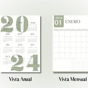 Agenda 2024 En Español, Planificador Diario, Printable Planner 2024 ...