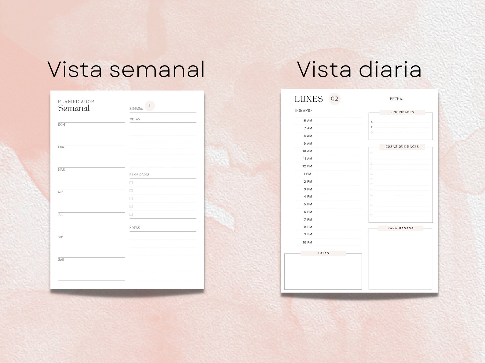 Agenda 2023 En Español, Planificador Diario, Printable Planner 2023 ...
