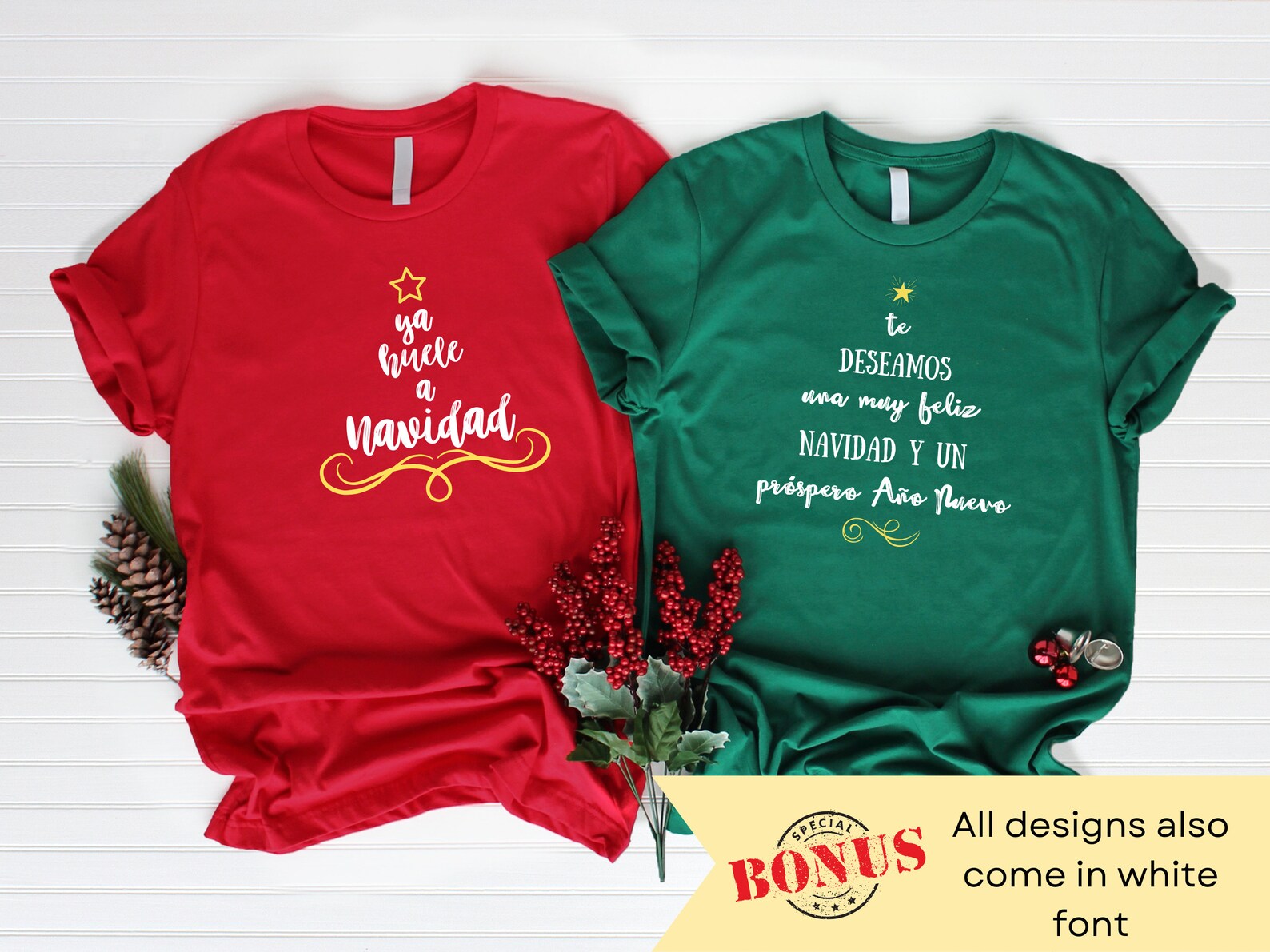 Spanish Christmas SVG Bundle: Feliz Navidad Phrases (digital Download ...