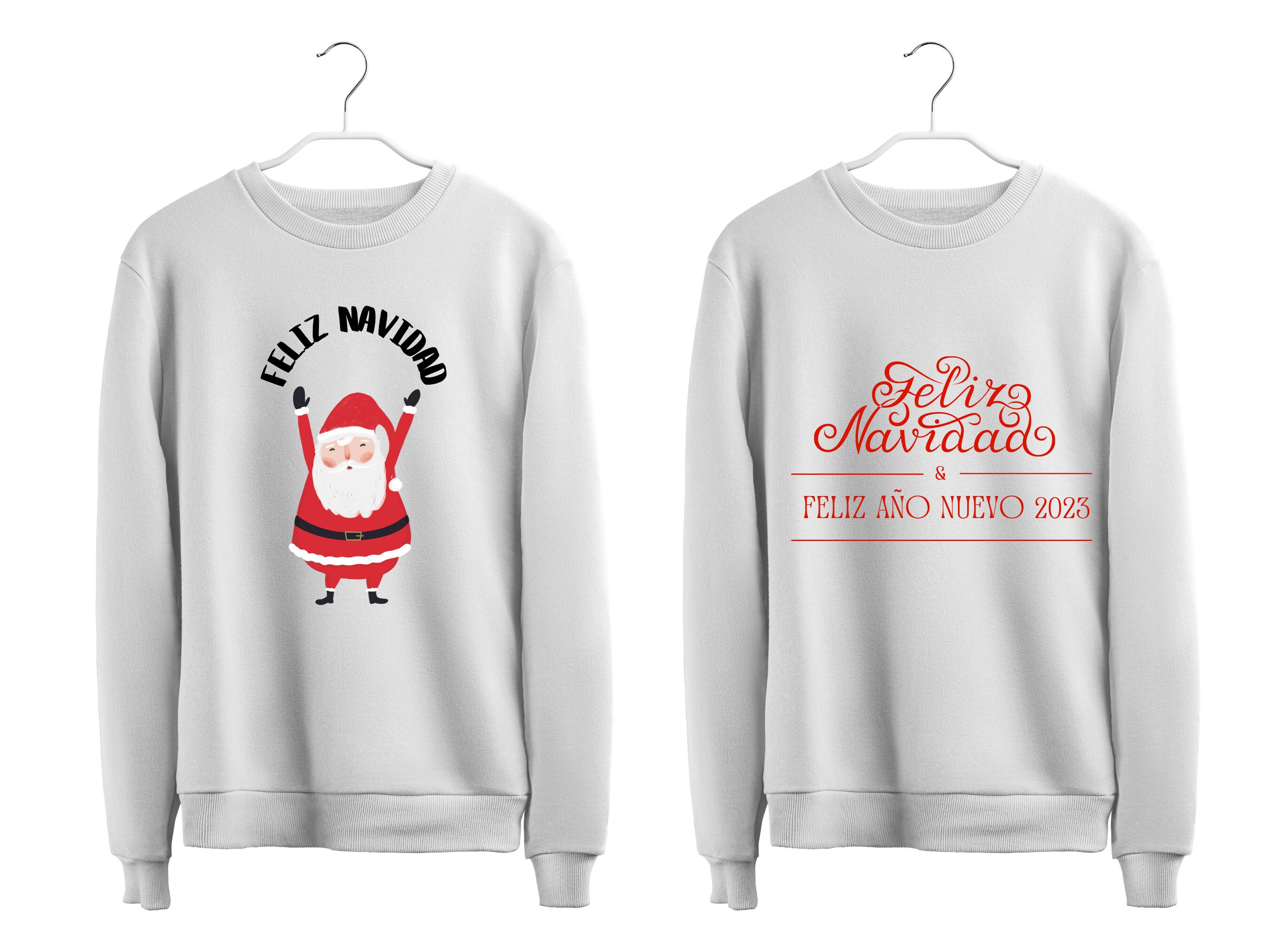 Feliz Navidad SVG Bundle: Spanish Christmas Clipart (digital Files) - Etsy