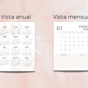 Agenda 2023 En Español, Planificador Diario, Printable Planner 2023 ...