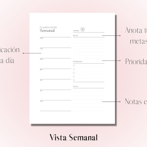 Spanish 2024 Printable Agenda: Daily & Weekly Planner (PDF) - Etsy
