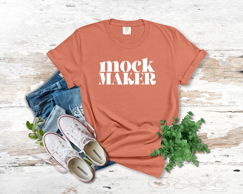Terracotta Comfort Colors Mockup, Comfort Colors C1717 Mockup, Comfort ...