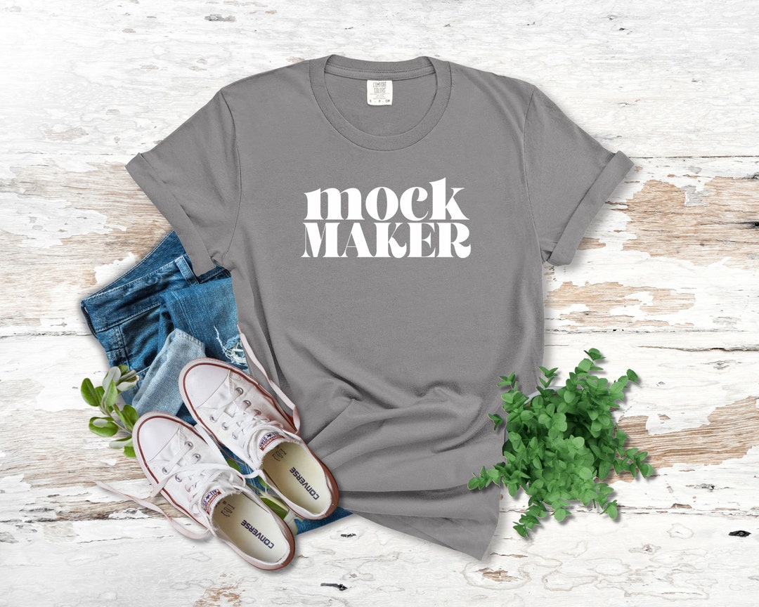 Grey Comfort Colors Mockup, Comfort Colors Gray C1717 Mockup, Comfort ...