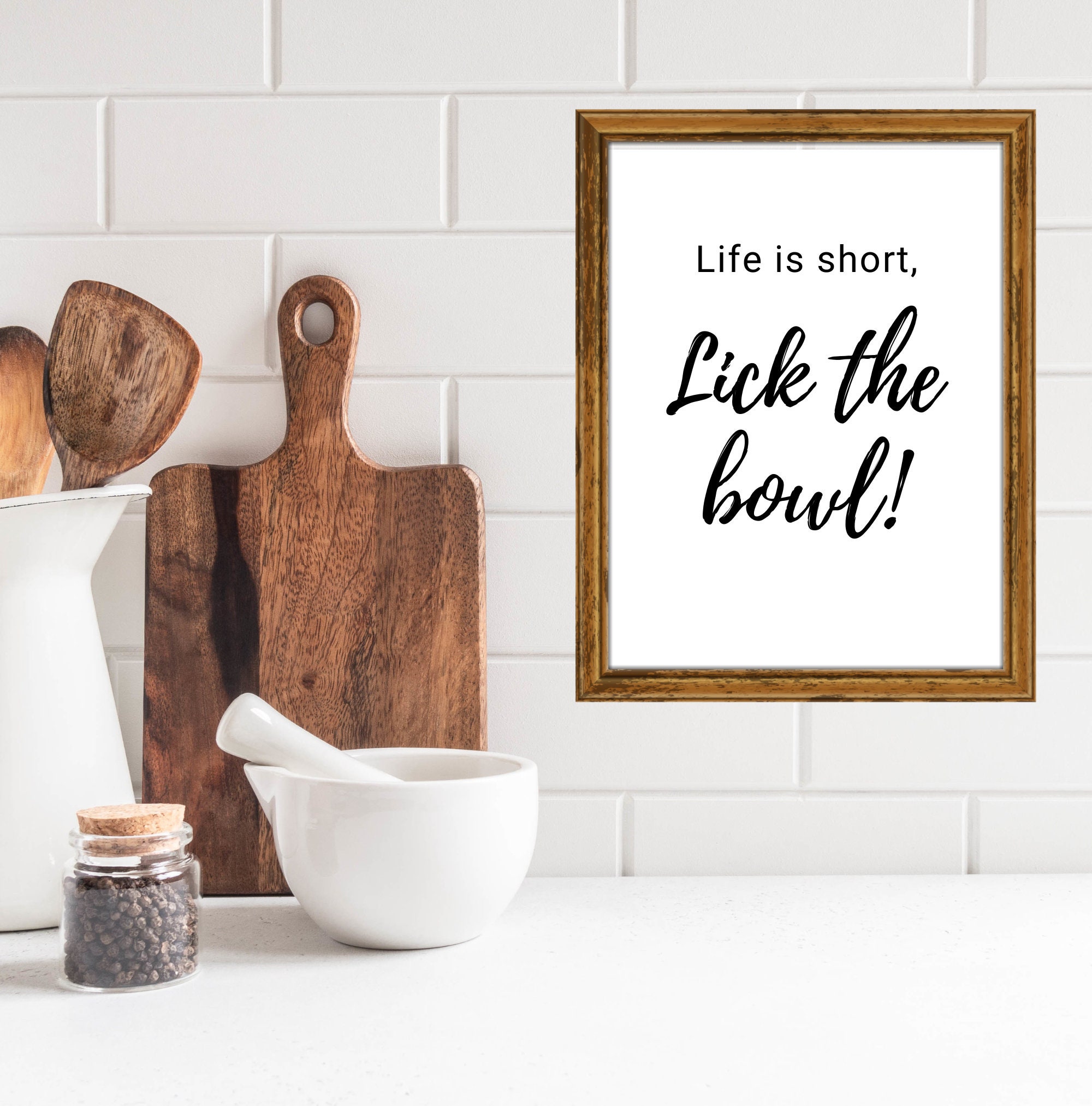 Funny Kitchen Signs, Printable Wall Decor, Kitchen Wall Art - Etsy