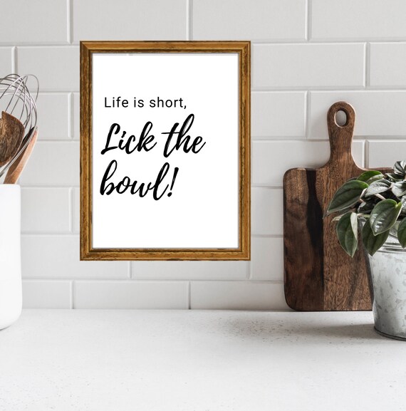 Funny Kitchen Signs Printable Wall Decor Kitchen Wall Art - Etsy